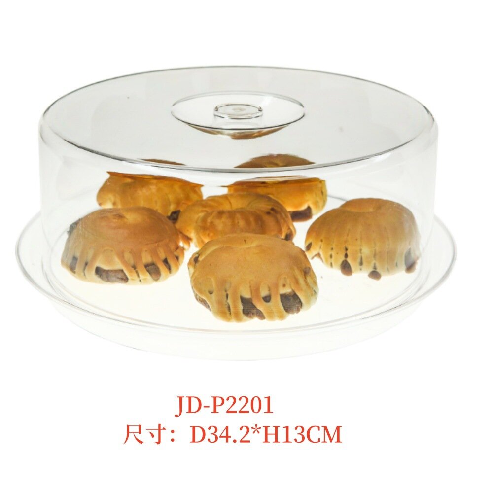 Прозрачная крышка для торта Jinde PC, прозрачная крышка для десертов, прозрачная крышка для пробников, квадратная и круглая откидная крышка, прозрачная крышка