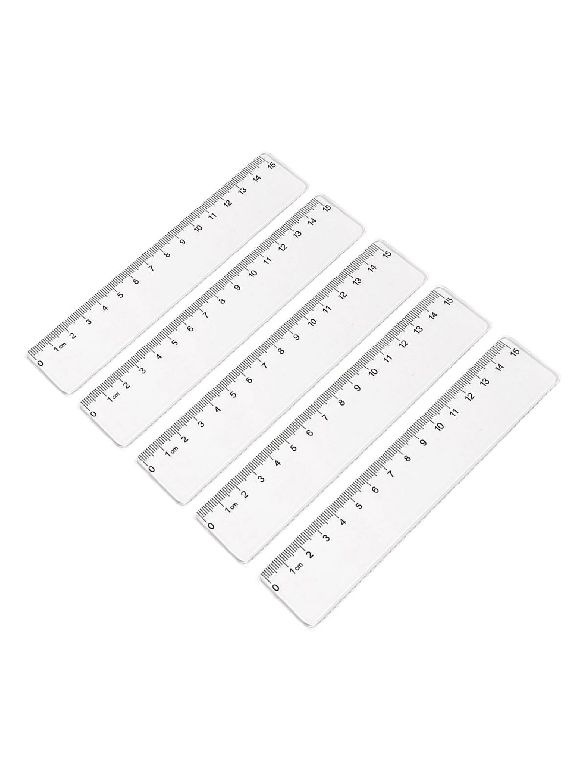 5 шт 15 см 20 см Многофункциональная линейка Прямая линейка Пластиковая линейка для рисования