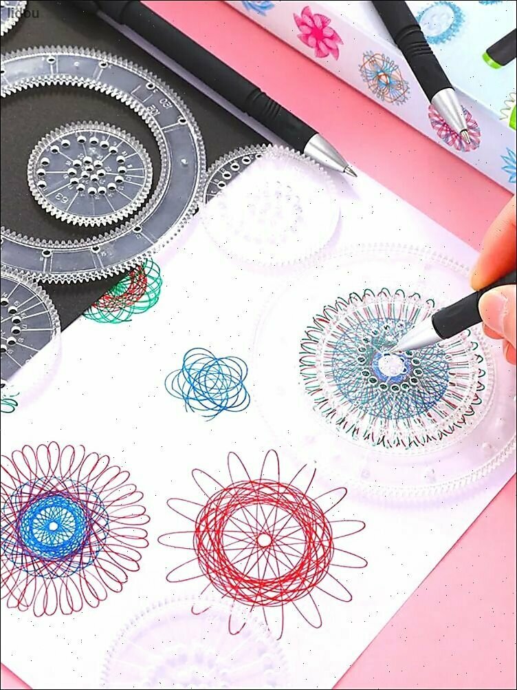 Спирограф для рисования детский, подходит детей старше 5 лет