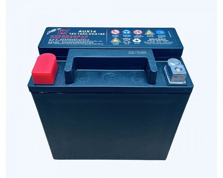 Аккумулятор мото Camel AUX14 14Ah 180A (150x87x146) 150x87x146