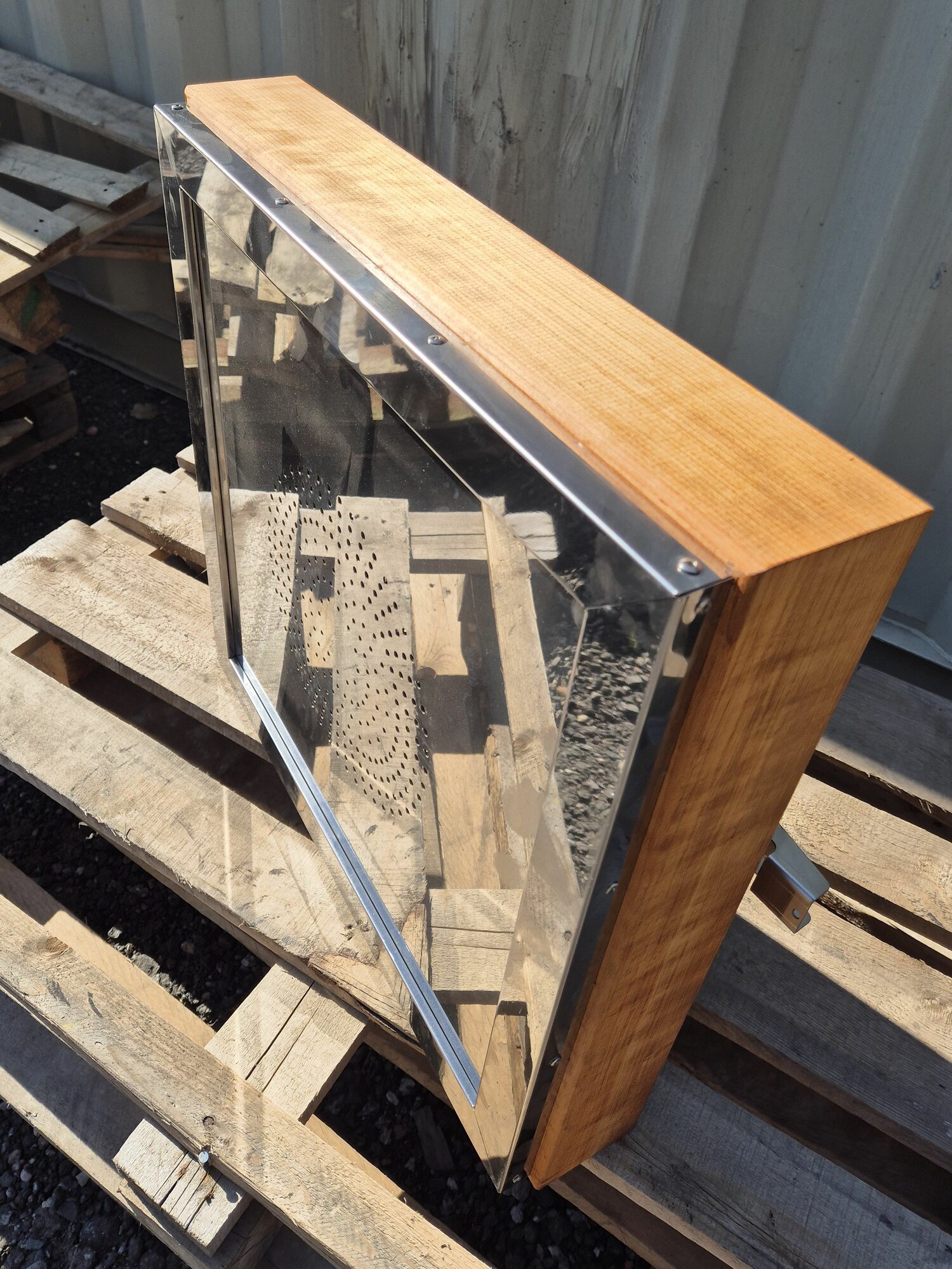 Обливное устройство "Водопад" 24л термо Осина светлая / К потолку