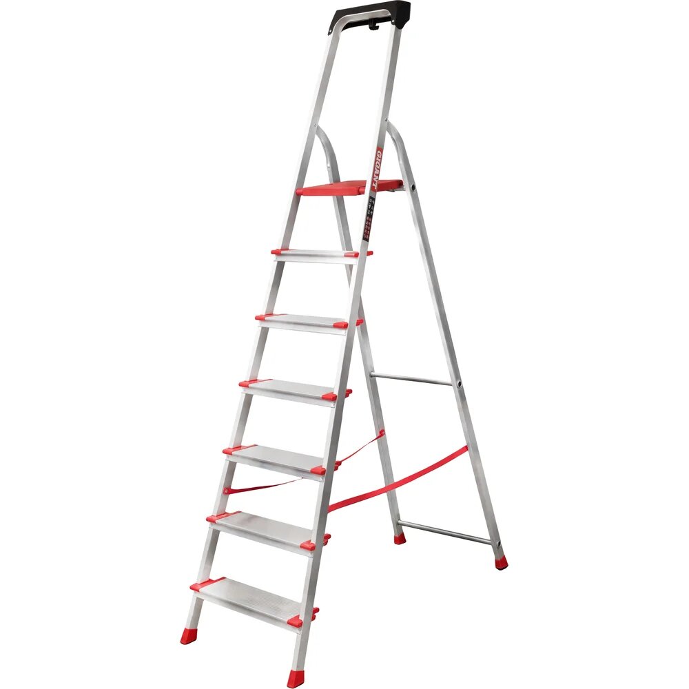 Стремянка Gigant анодированные боковины, 7 ступеней, PROFI AAA-04