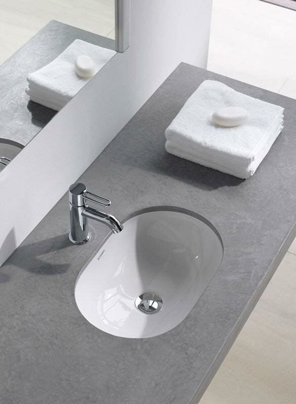 Раковина Duravit D-code 53 0338490000 Белая, санфарфор, встраиваемая — фото 1