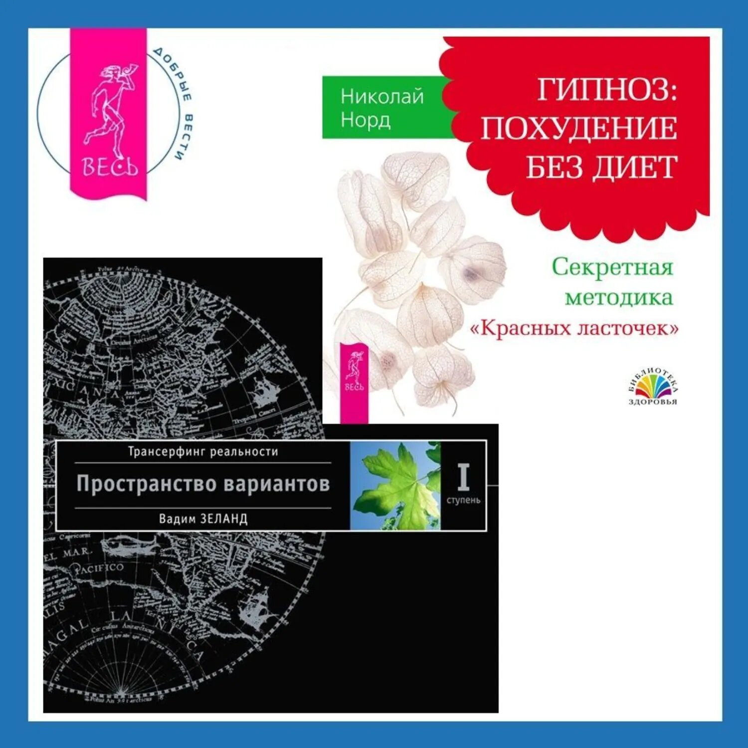 Гипноз: похудение без диет. Секретная методика «Красных ласточек». Трансерфинг реальности. Ступень I: Пространство вариантов [Аудиокнига]