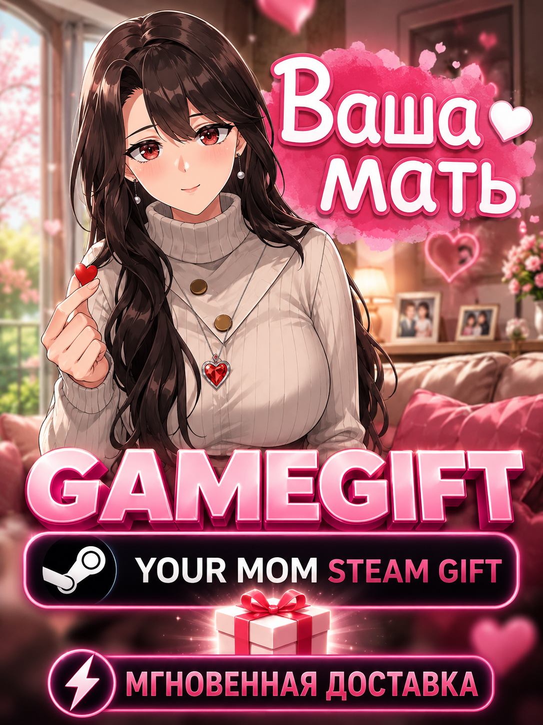 Игра Your Mom для STEAM ПК (PC) | Страна активации - Китай | Подарком на Ваш аккаунт | Автовыдача