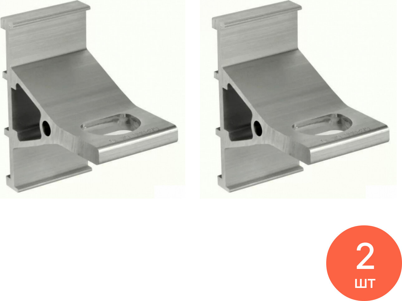 Кронштейн крепежный BK / БК анкерный СА 1500, из коррозионностойкого алюминиевого сплава, диаметр болтов 14мм, 15000Н / крепеж (комплект из 2 шт)