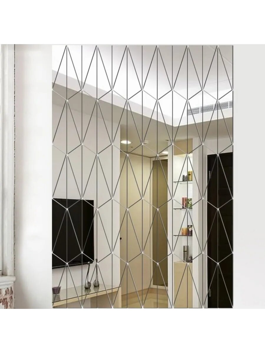 Зеркальные декоративные панно для интерьера