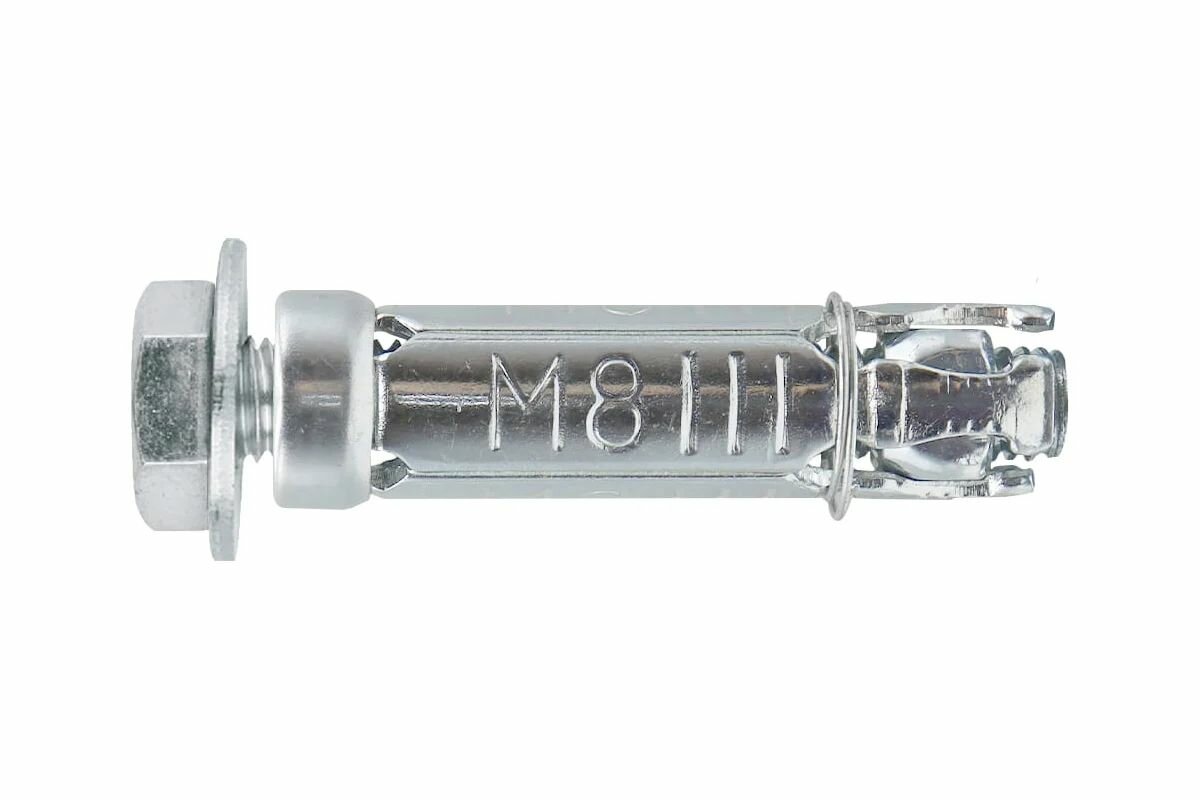 Анкер-гильза с болтом Партнер AC-TO M8x50/8 мм, D14, ZN, 2 шт. пакет ФАС 80991 2 71