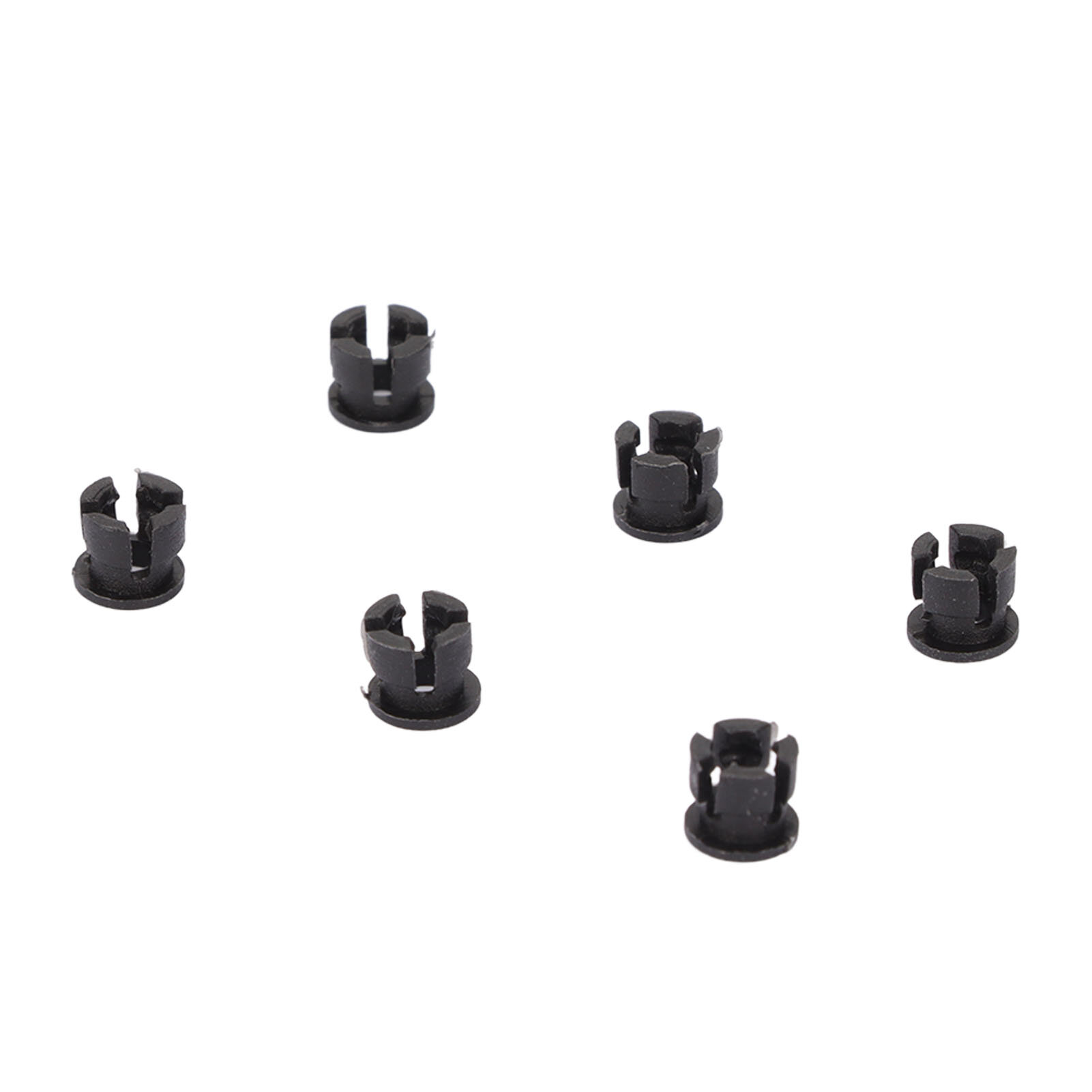 200 шт. светодиодный держатель пластиковая плоская пряжка светодиодное крепление для индикатора DIY эксперимент 0,1 дюйма черный