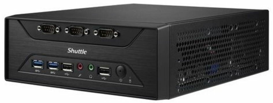 Платформа SHUTTLE XC60J (XC60J) - Intel Celeron J3355, ядра: 2 х 2 ГГц, RAM Intel HD Graphics 500, Windows 10 Pro