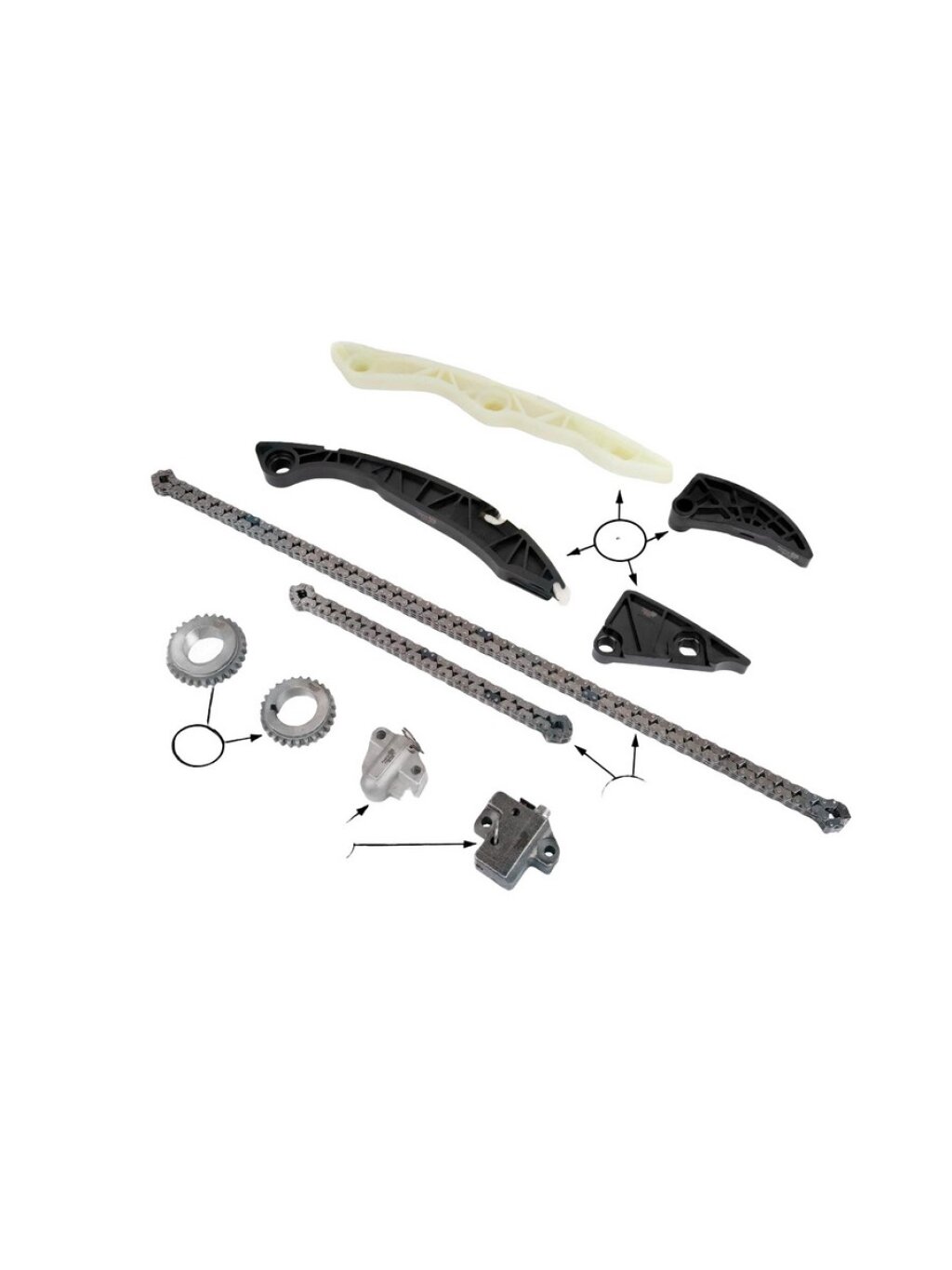 Комплект цепи ГРМ MasterKit 77B0442FK