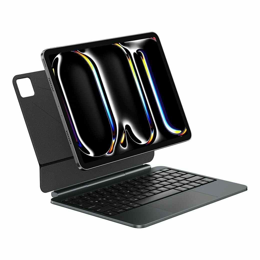 Магнитный чехол-клавиатура для IPad Air 13" 2024-2025 / IPad 12.9" Wiwu Magic Keyboard MK-004