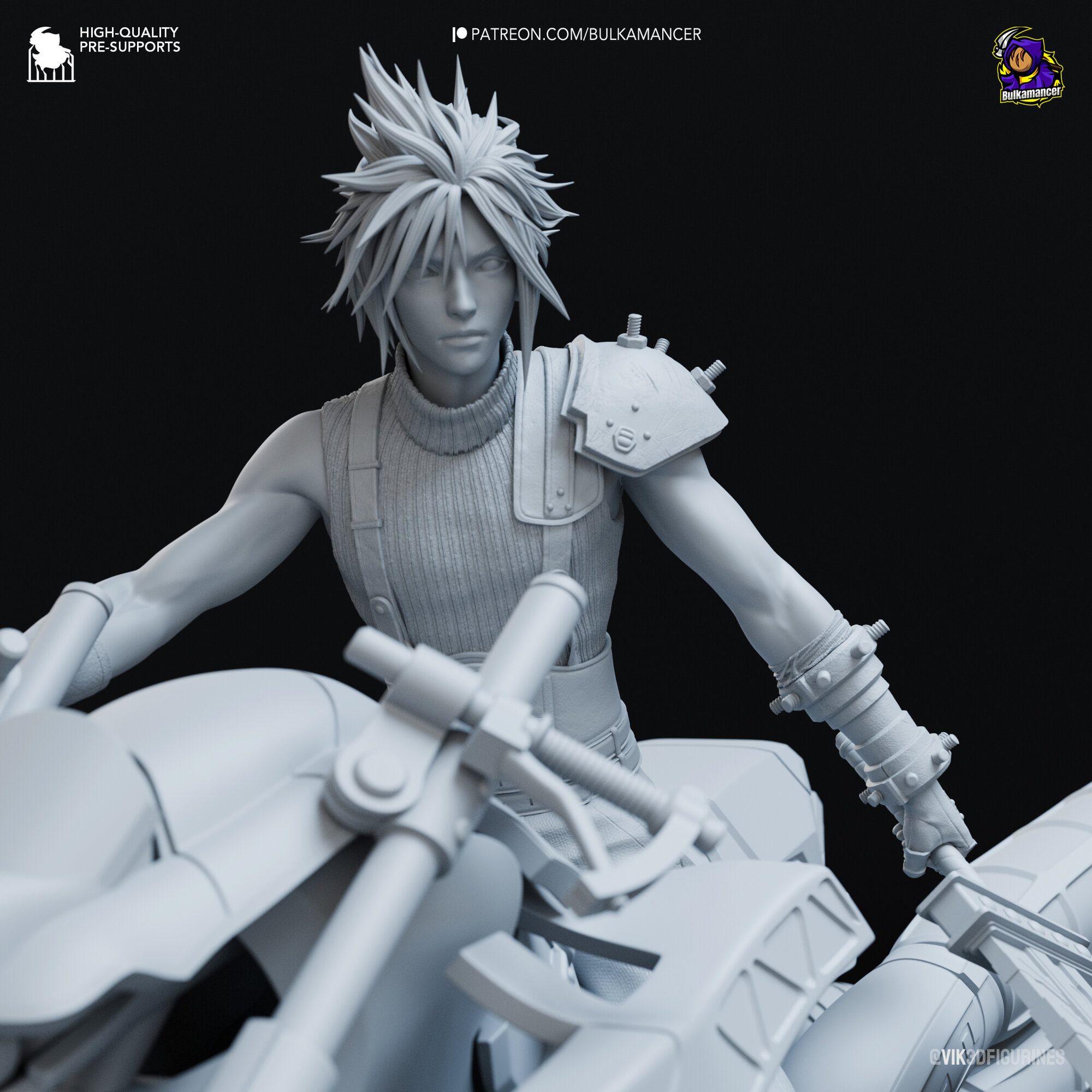 Фигурка Клауд Страйф (Cloud Strife) из вселенной Final Fantasy