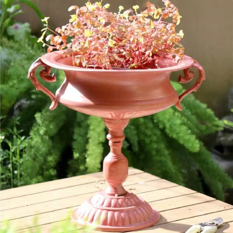 Персонализированный держатель для цветочных горшков с трофеями из кованого железа, украшение сада