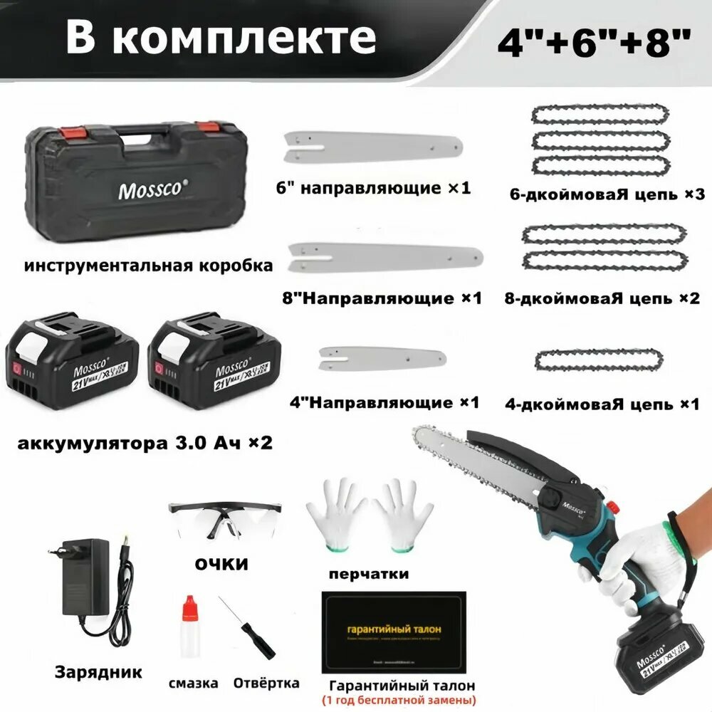Цепная электропила — фото 1