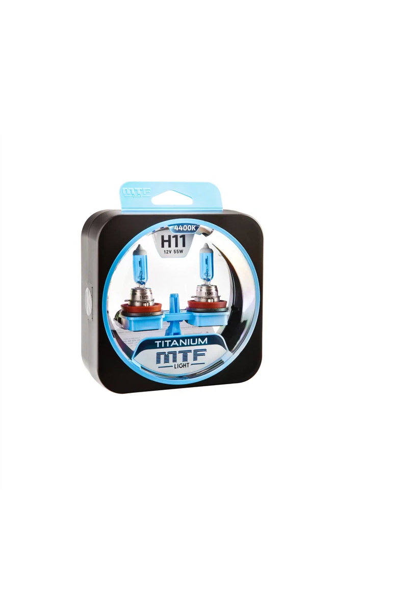 Галогеновые лампы MTF light Titanium 4400K H11 12V (2 лампы)