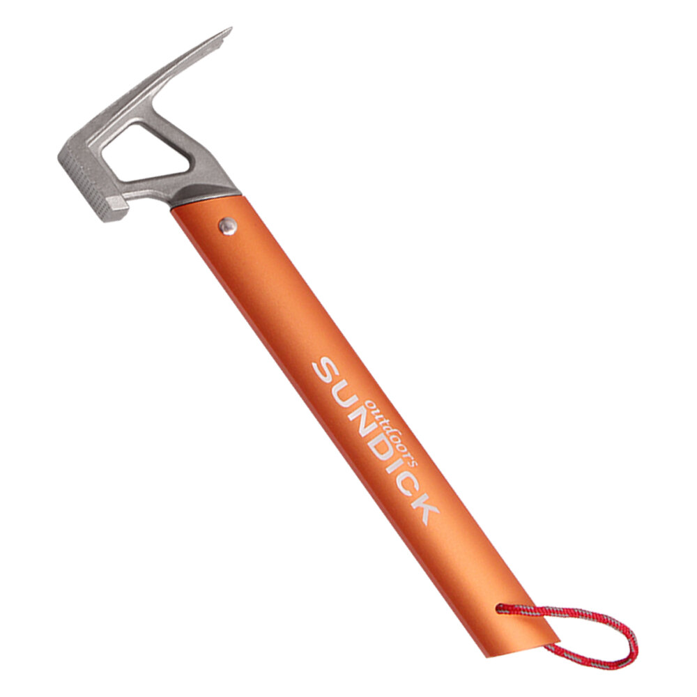 Outdoor Camping Tent Hammer Stainless Steel Nail Puller Peg Accessory