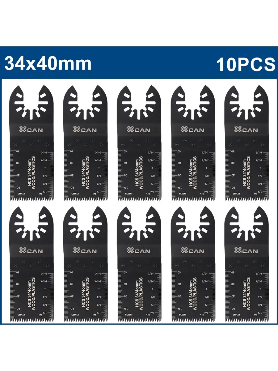 Насадка для реноватора, 34x40x0,6x14T, 5 шт.