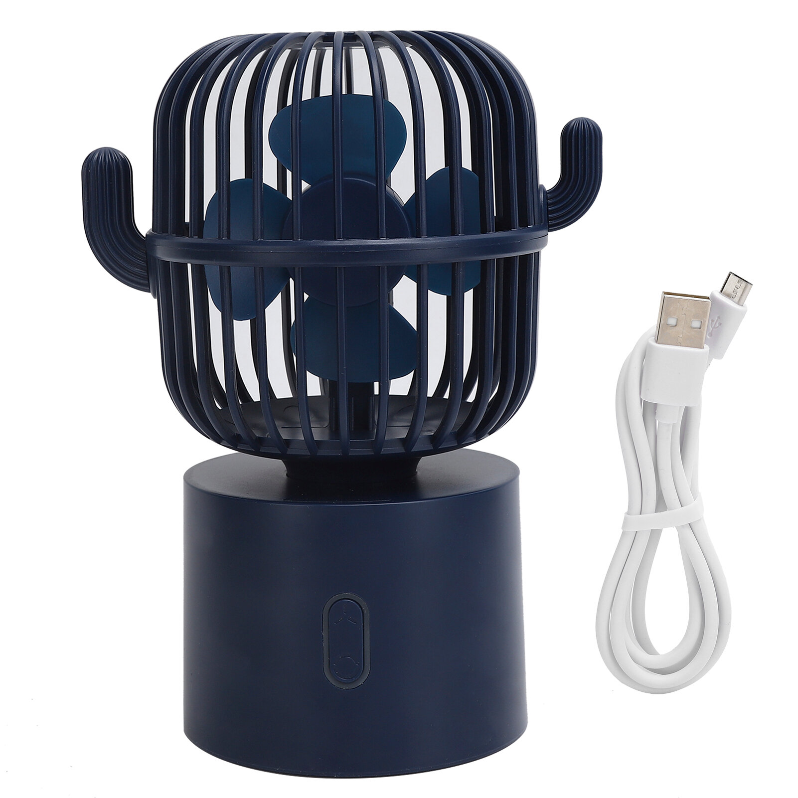 Кактус, портативные вентиляторы мини -колебания, USB левый правый авторат
