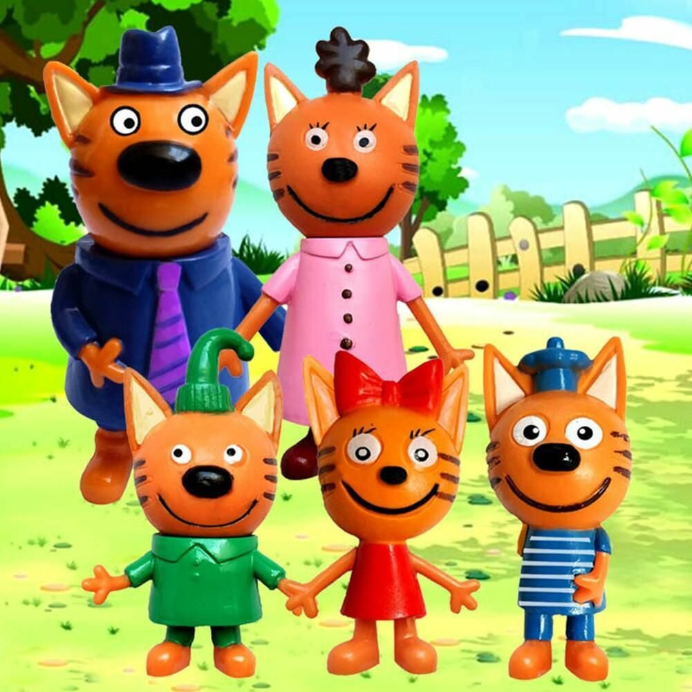 Набор игрушек Три Кота/5 шт/6-8CM