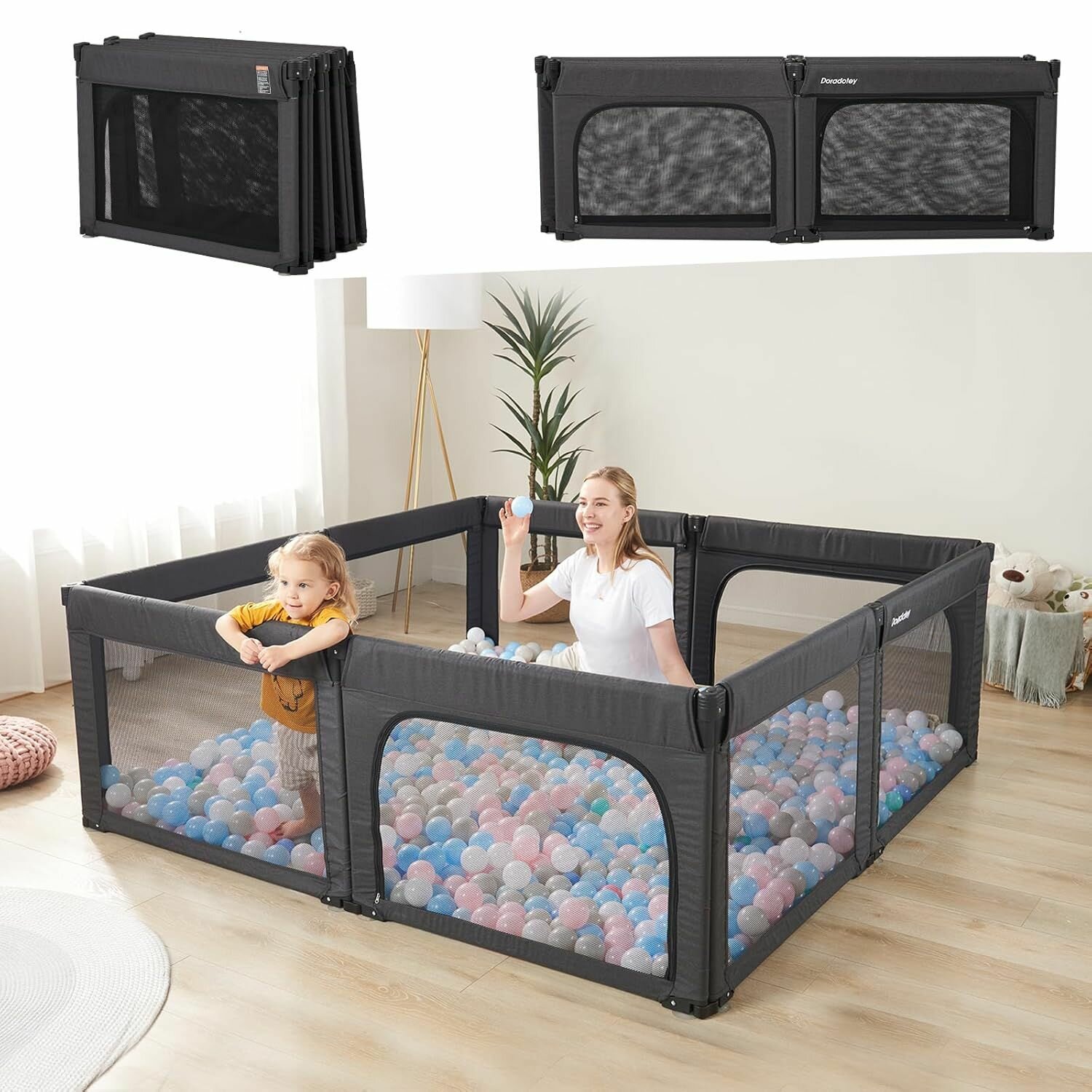 Складной детский забор