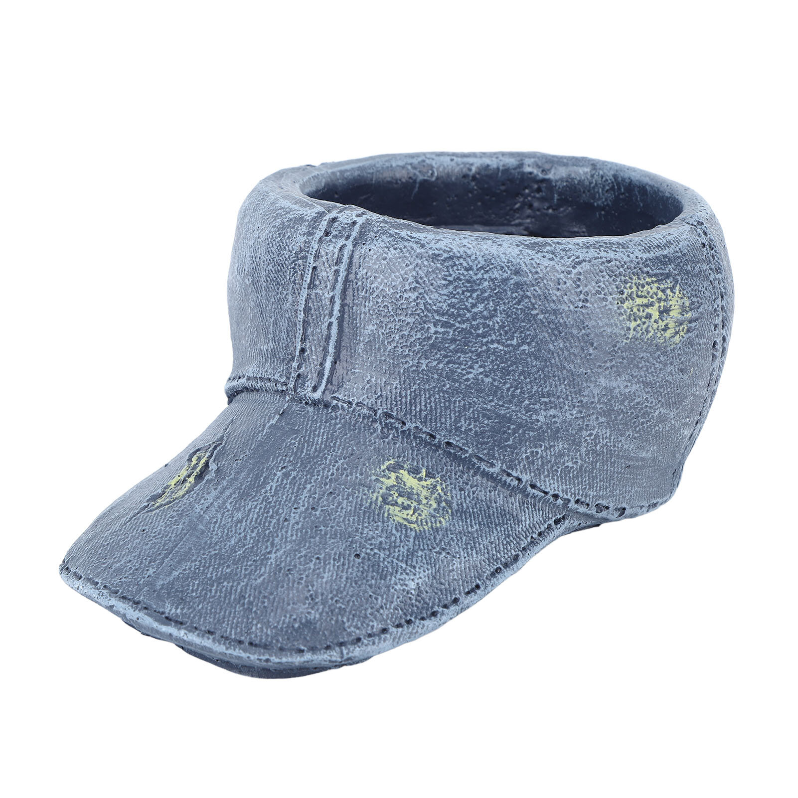 Шляпа Цветочный Горшок Синяя Ретро Ковбойская Шляпа Одежда Смола Растение Цветочный Горшок для Украшения Сада