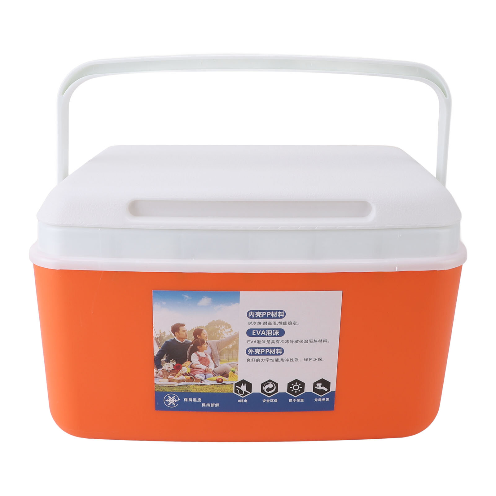 Изотермический Контейнер: 8 Литров 32.5x24x20 см Эффективная Температурная Изоляция Термосумка - Компактный И Вместительный Переносной Холодильник For Пикник Кемпинг Рыбалка