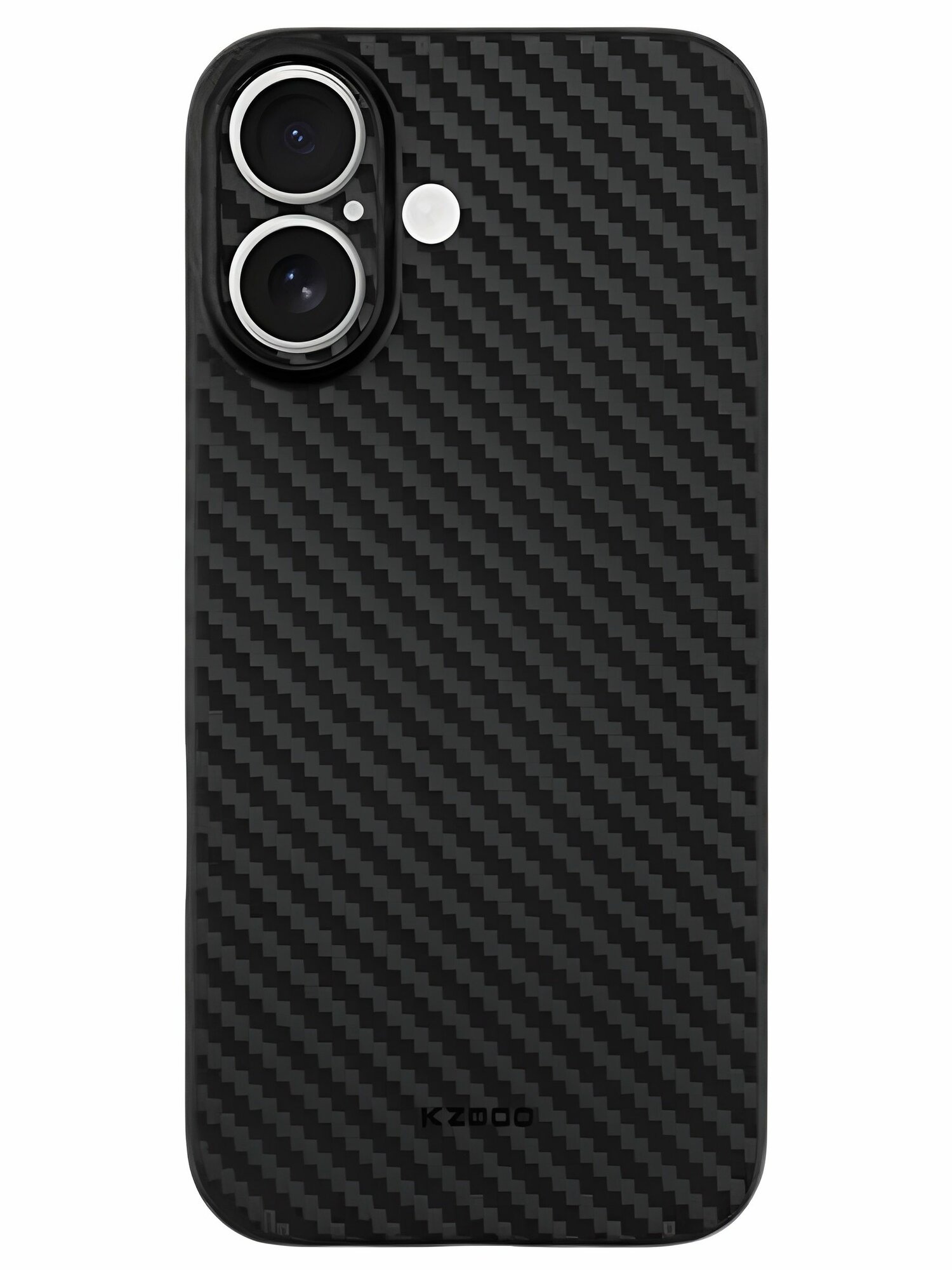 Чехол на iPhone 16, Air Carbon ультратонкий пластик, черный