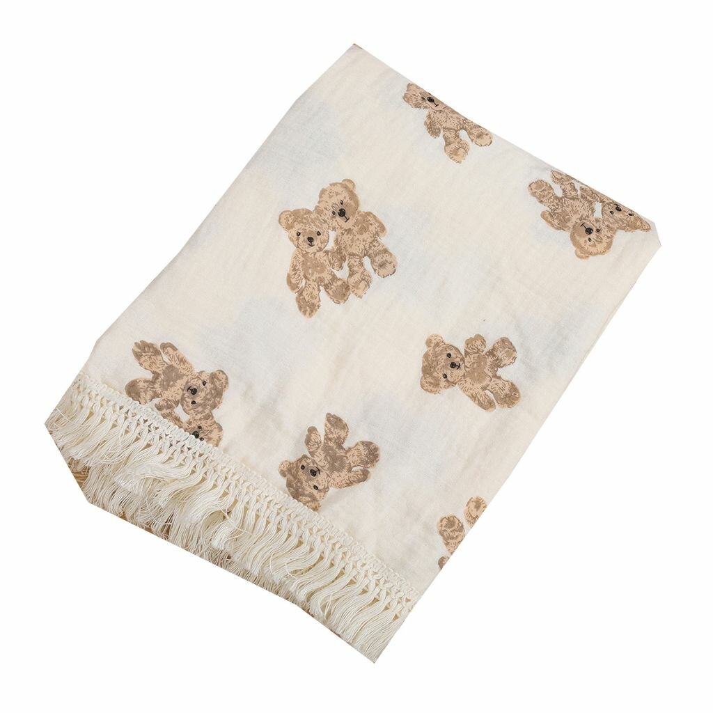 Одеяло BabyTassel для новорожденных, банное полотенце мальчиков и девочек, хлопковое, нейтральное, мягкое, легкое, малышей детей