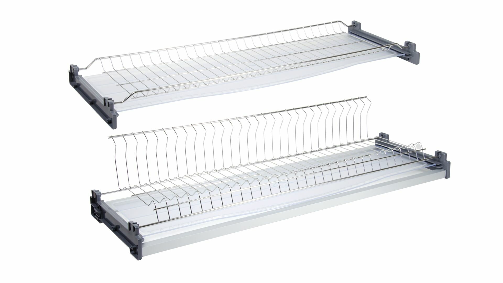 Сушка из нержавеющей стали LORA SU06/900, двухуровневая, хром полированный