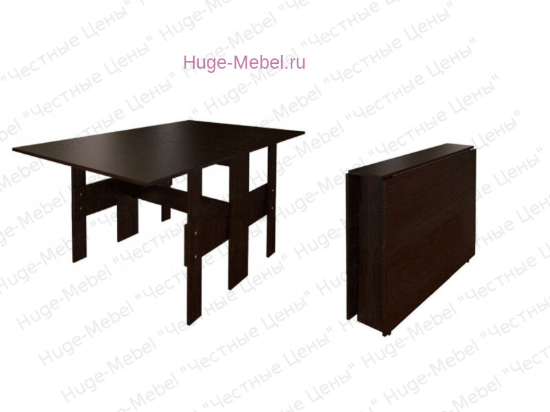 Стол-книжка Стандарт Венге Huge Mebel Столы-книжки. Ширина 1740 Высота 750