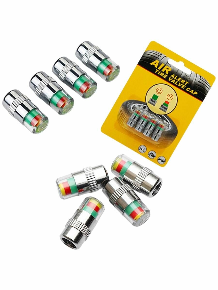 Колпачок индикатор давления в колесах, 2,2bar, Комплект 4шт, норм, VE265 P