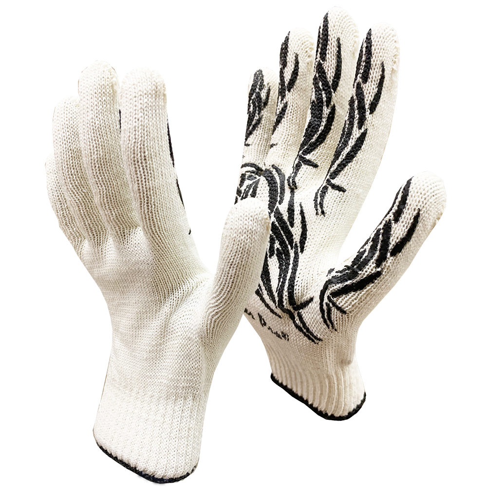 10 пар. Категория А+. Перчатки рабочие х/б Master-Pro® тату, 10 класс вязки, плотность 7/10, размер 10