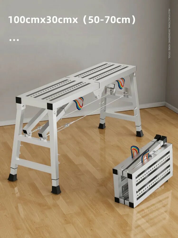 Строительные леса, 100x30x70см，Регулируемая по высоте / складная / портативная