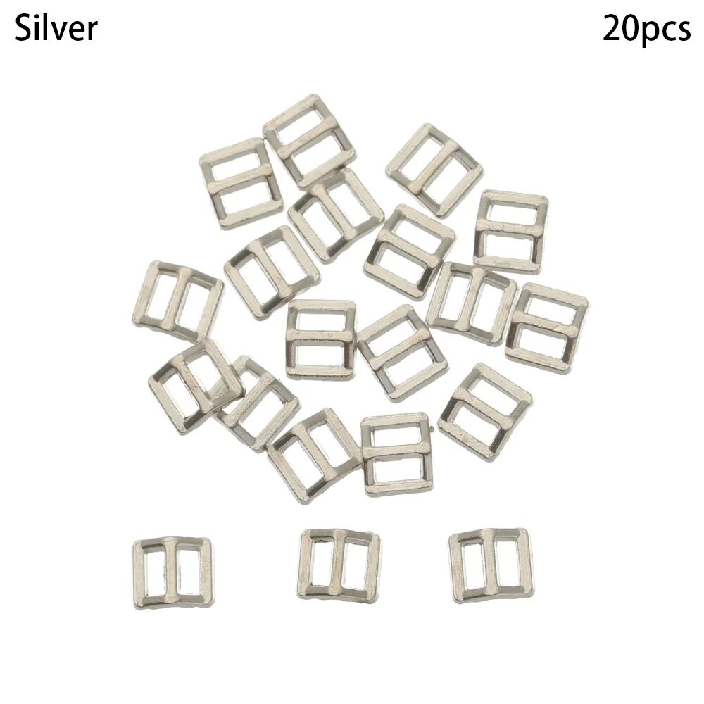 Металлические пуговицы для ремней gootrades Silver-3mm-20Pcs