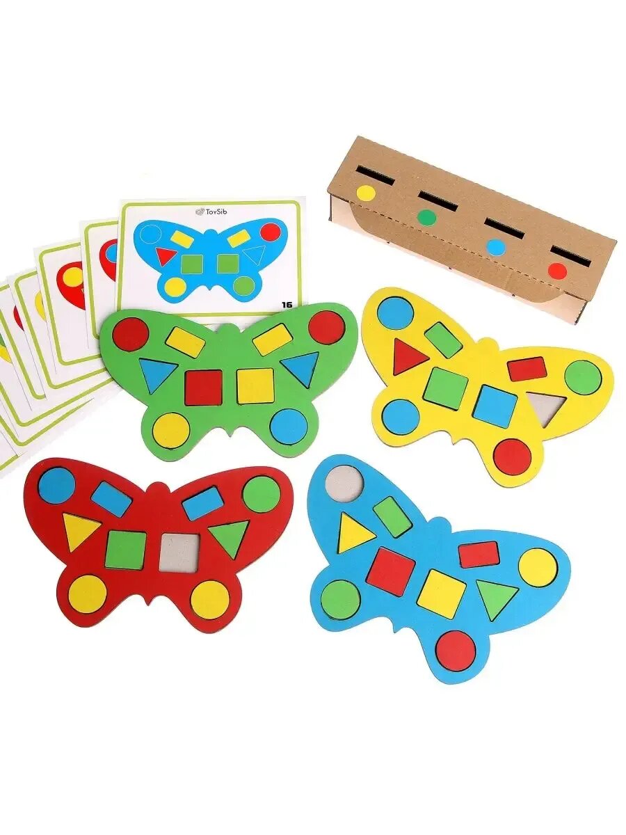 Сортер-мозаика "Бабочки"