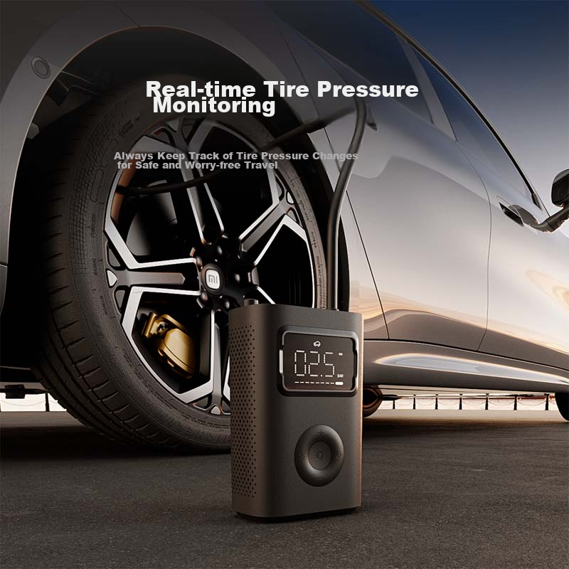 Xiaomi Mijia Inflatable Tire Pressure Gauge 2 Pro, High-Power Digital Tire Pressure Detection, Preset Pressure, Stops Charging When Full, Portable for Outdoor Travel