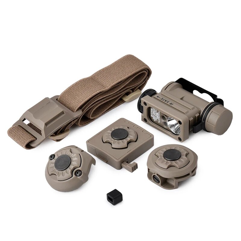 Streamligh Sidewinder Compact ® II HANDS FREE LIGHT Тактический компактный многоцветный военный фонарик с несколькими вариантами мощности