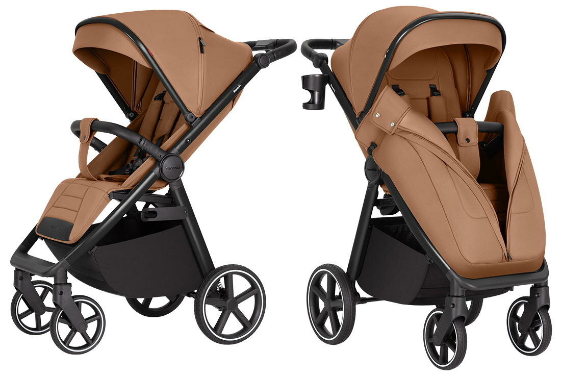 Прогулочная коляска Carrello Bravo SL Black Frame CRL-5520/2025 Caramel Beige