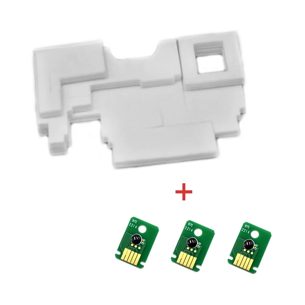 Чип и губка для обслуживания чернил Canon MC-G02 бома. ltd