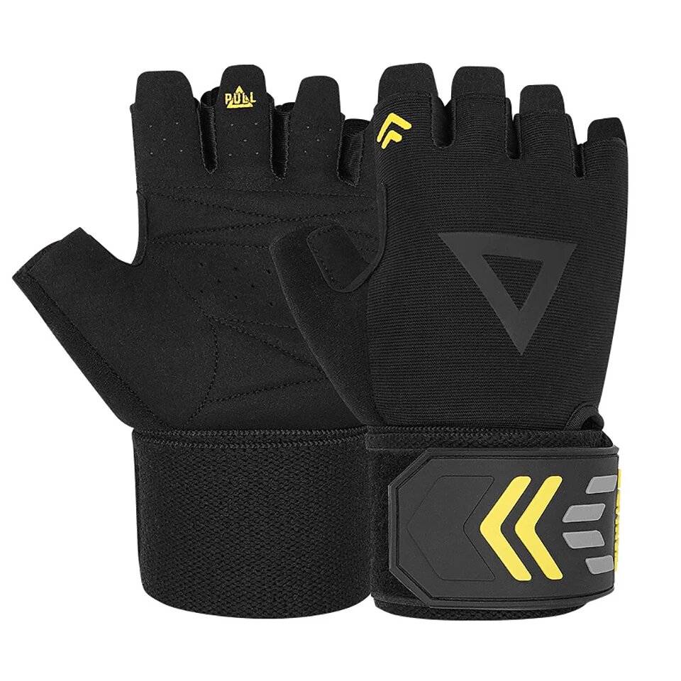 Мужские тренировочные перчатки AOLIKES Black, L