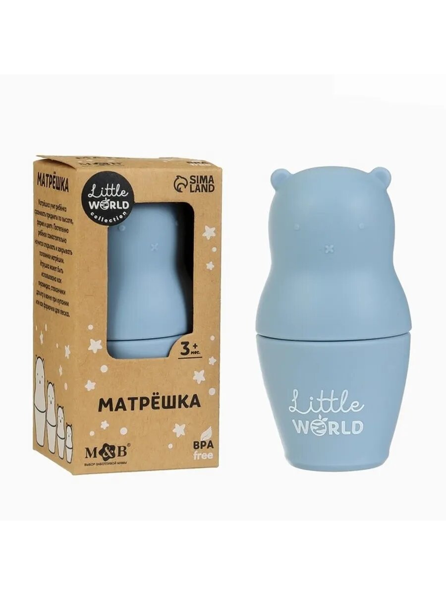 Развивающая игрушка Мишка-матрешка для малышей