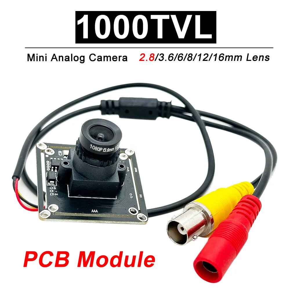 Модуль камеры Sufco SC1000-XF PAL, 1000TVL, 2.8mm Lens