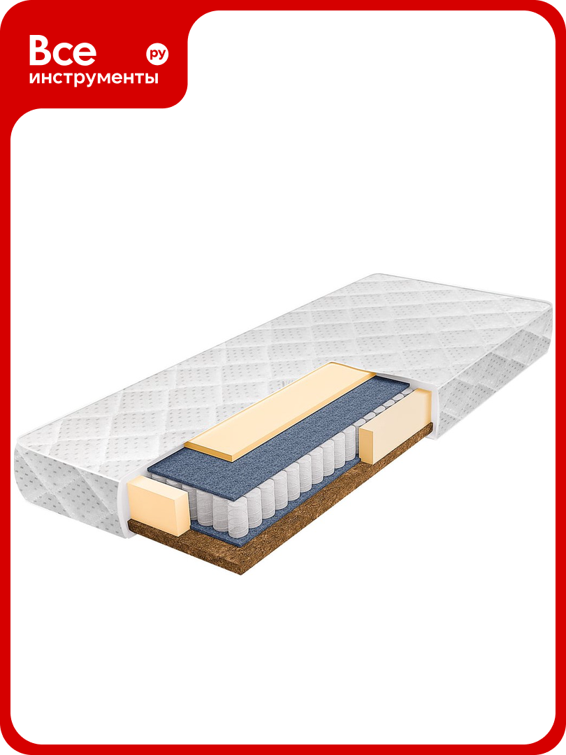 Матрас "Классик" 190x80 ООО Шветекс К-2, Матрас "шветекс" классик рассчитанный для подростков, и взрослых