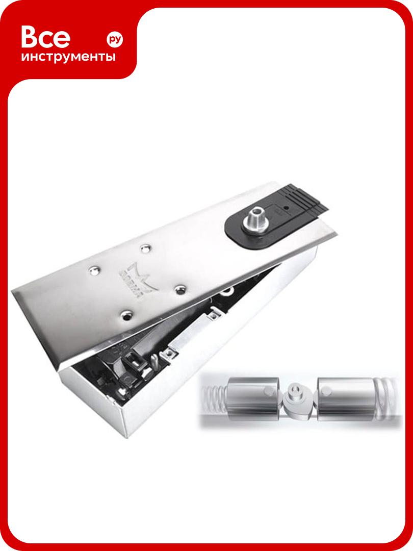 Доводчик dormakaba BTS75V Клеммный без ФОП со шпинделем и крышкой 8010993