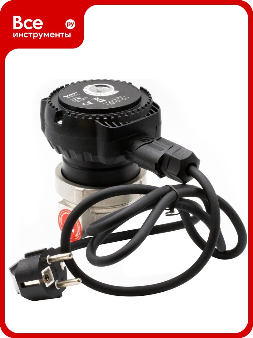 Циркуляционный насос VRT VR.15-12.72 для ГВС и теплого пола, мощность 9 кВт, производительность 8000 л/мин, высота подъе