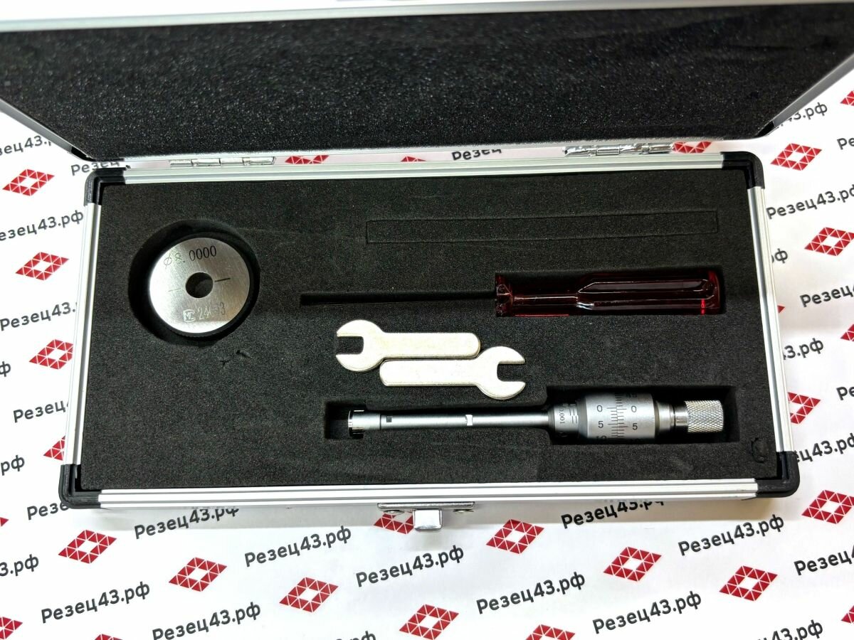 Нутромер микрометрический 3-точечный НМТ 8-10 мм.