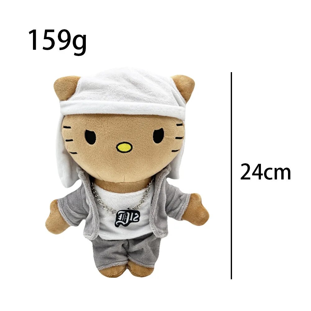 MINISO Плюшевая кукла Hello Kitty as Eminem