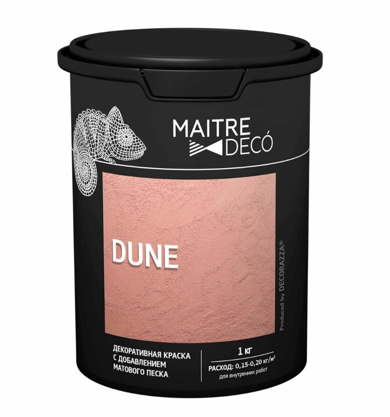 Краска декоративная Maitre Deco Dune 1 кг цвет белый