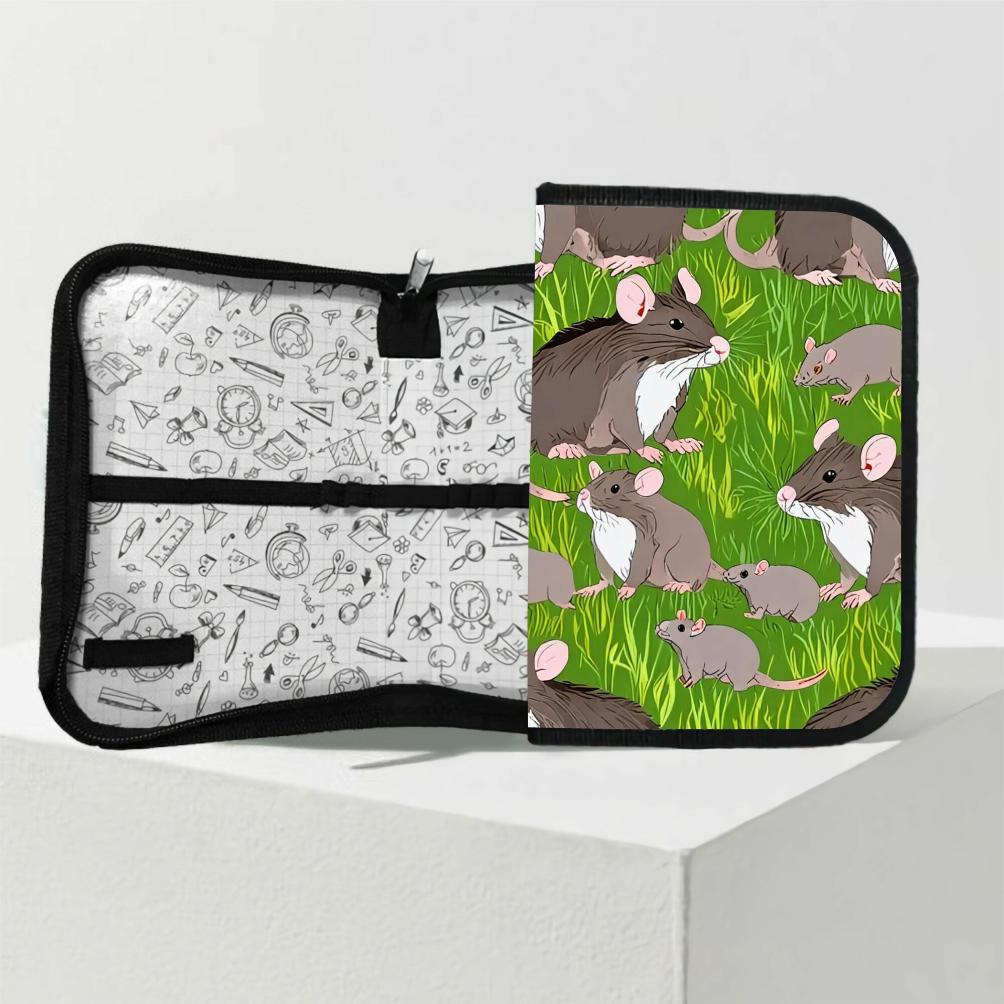 Школьный пенал "Крыса" №9